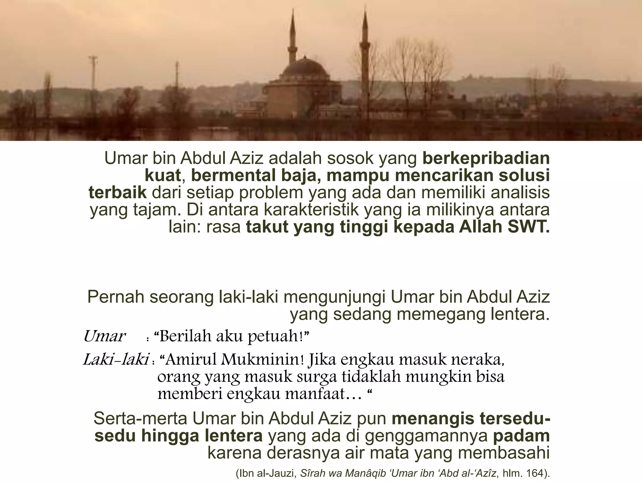 Sirah Umar bin Abdul Aziz (singkat) | PPTX