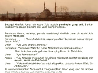 Sirah Umar bin Abdul Aziz (singkat) | PPTX