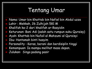 Umar Bin Khattab | PPTX
