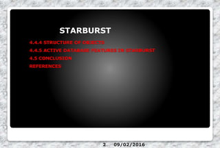 Starburst by Umar danjuma maiwada presentation | PPT