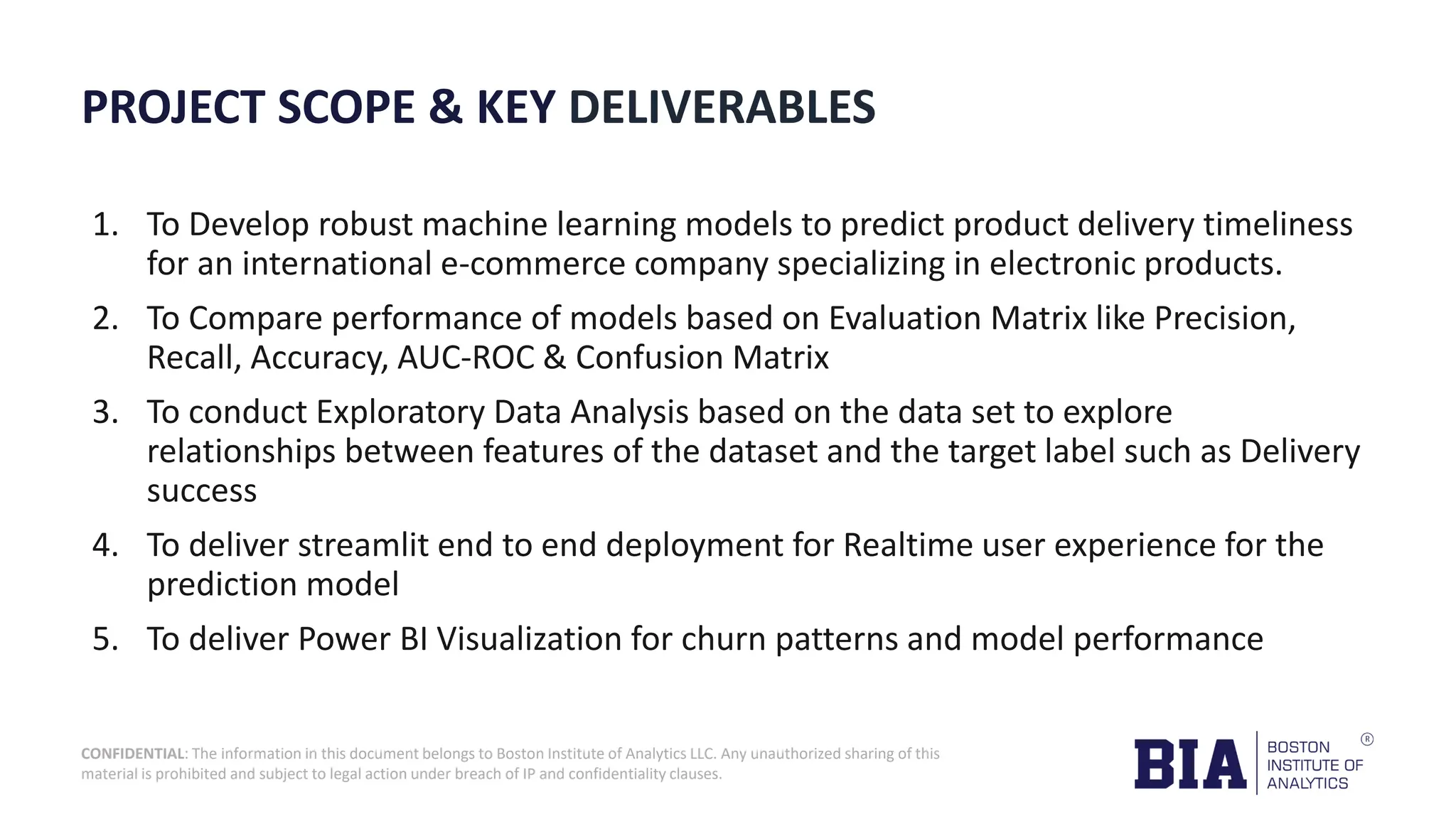Predicting E-commerce Product Delivery Using Data Analytics | PDF