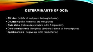 Leadership presentation..,OCB,Self-efficacy,Theory of leadership | PPTX