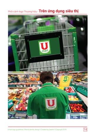 Bộ quy chuẩn thiết kế logo siêu thị U-Mart | PDF