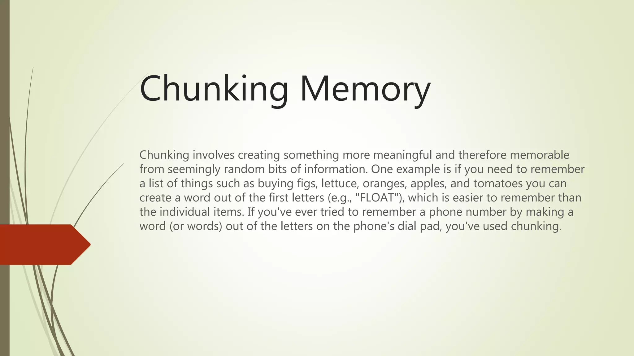 How to improve your memory | PPTX