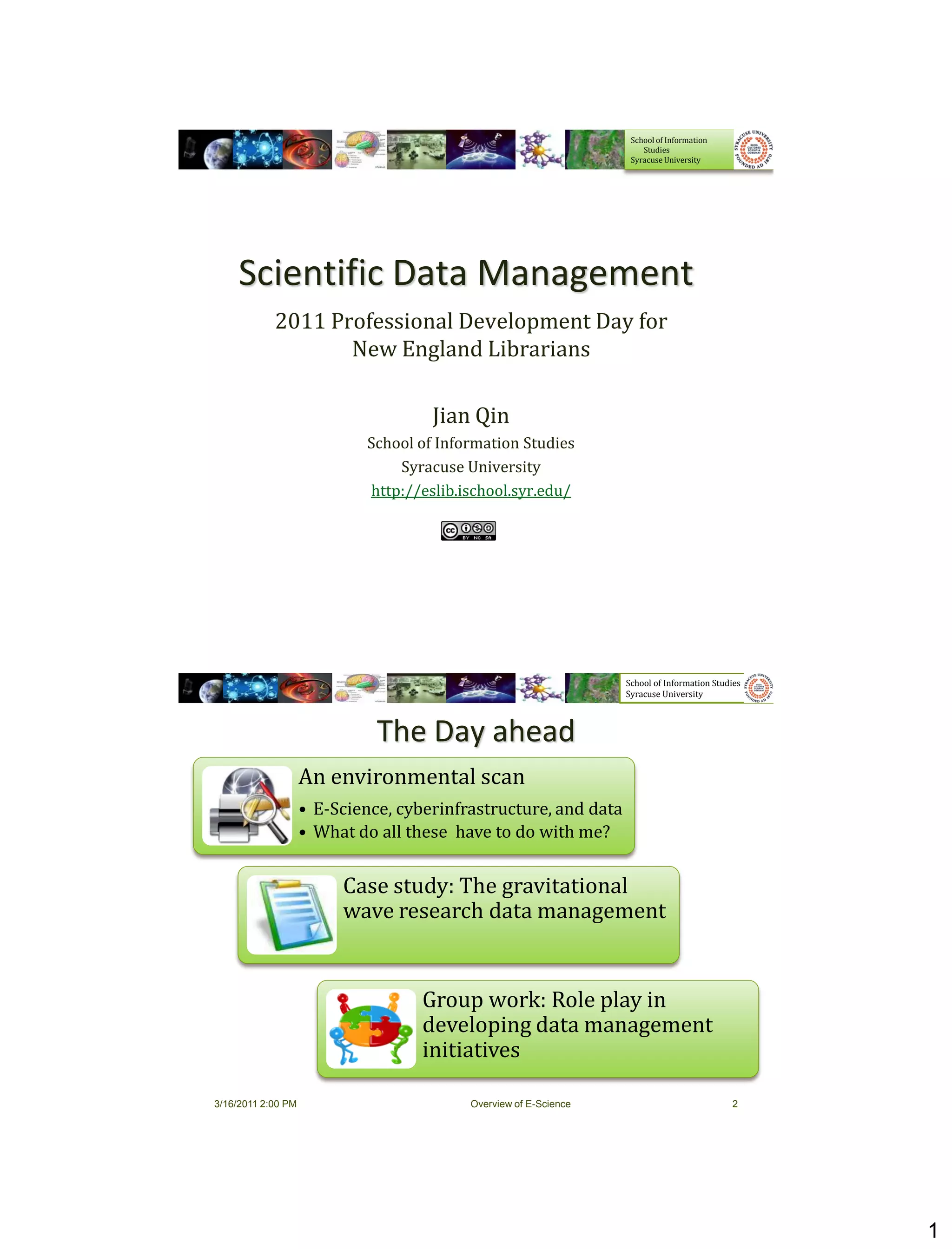 Scientific Data Management | PDF