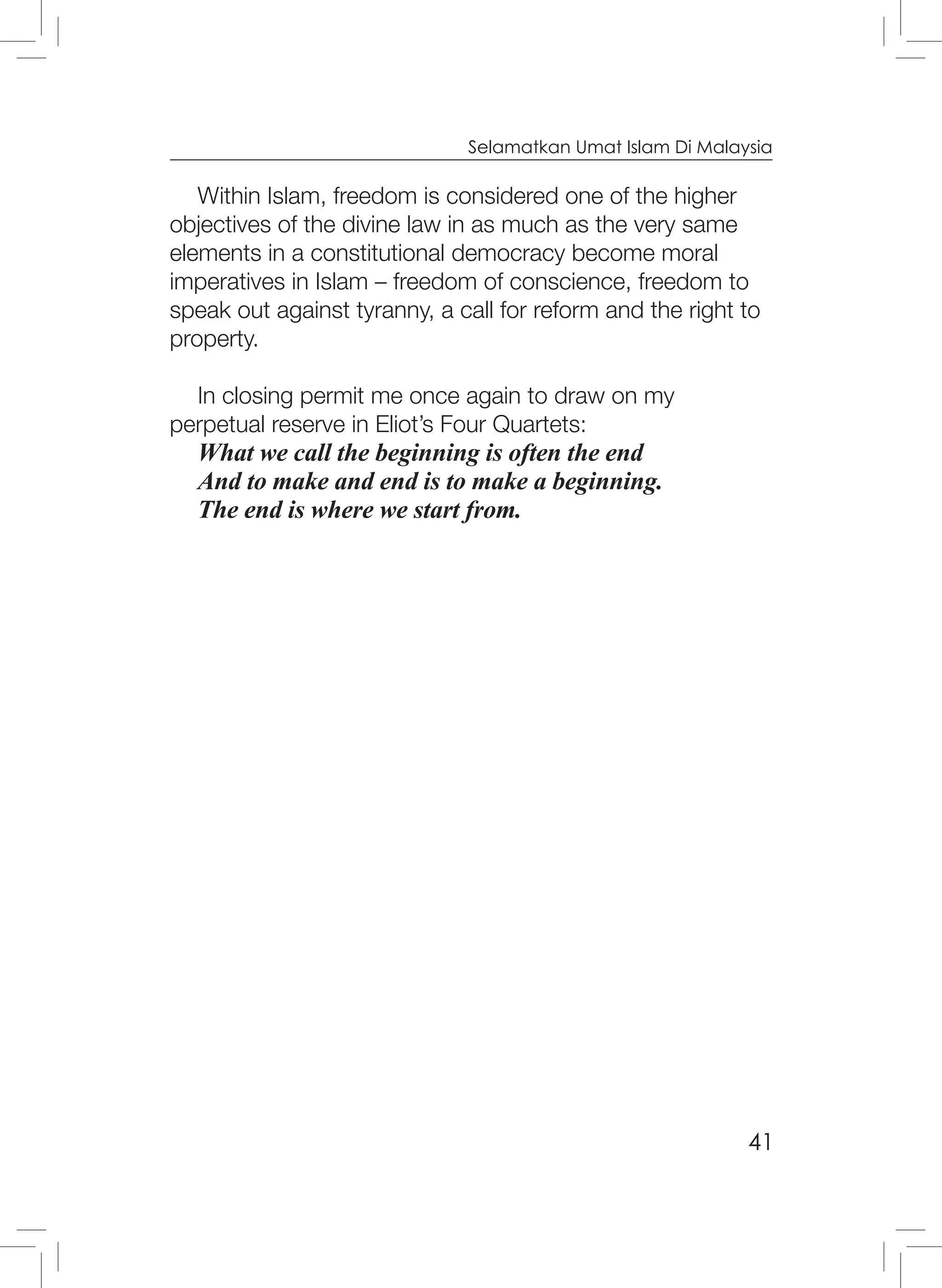 Selamatkan Umat Islam di Malaysia | PDF