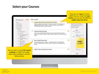 PrepGenie UMAT LMS Guide | PPTX