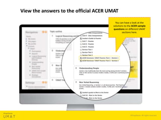PrepGenie UMAT LMS Guide | PPTX