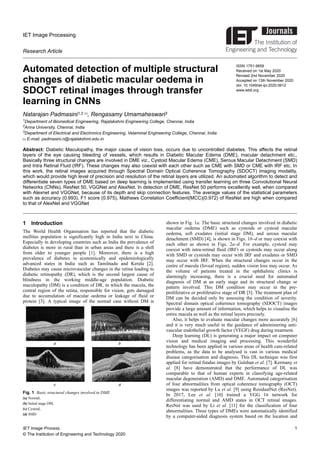 Automated detection of multiple structural changes of diabetic macular ...