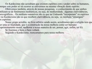 Umbanda X Kardecismo 61 | PPT