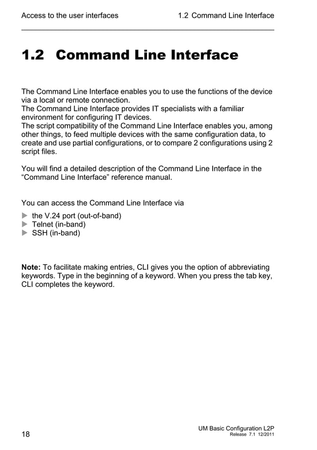 Um basic config_l2p_rel71_en | PDF | Computer Networking | Computing