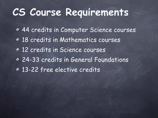 UMBC undergraduate computer science program | PPT