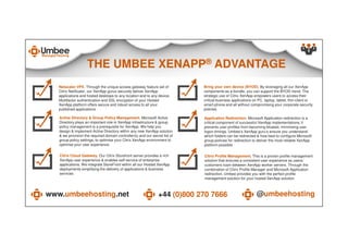 Umbee citrix xen app briefing guide | PDF