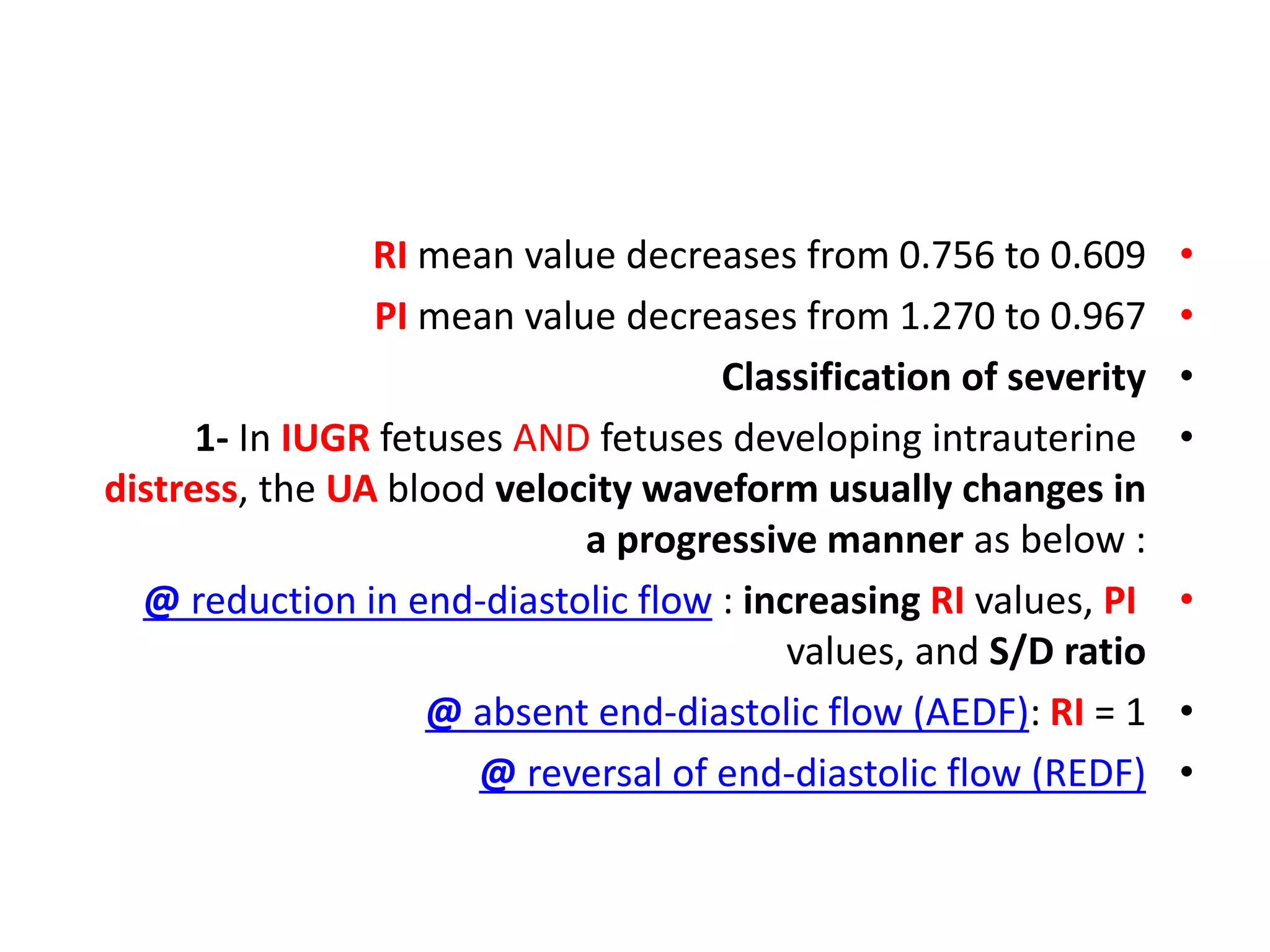 Umbilical artery doppler [1] | PPTX