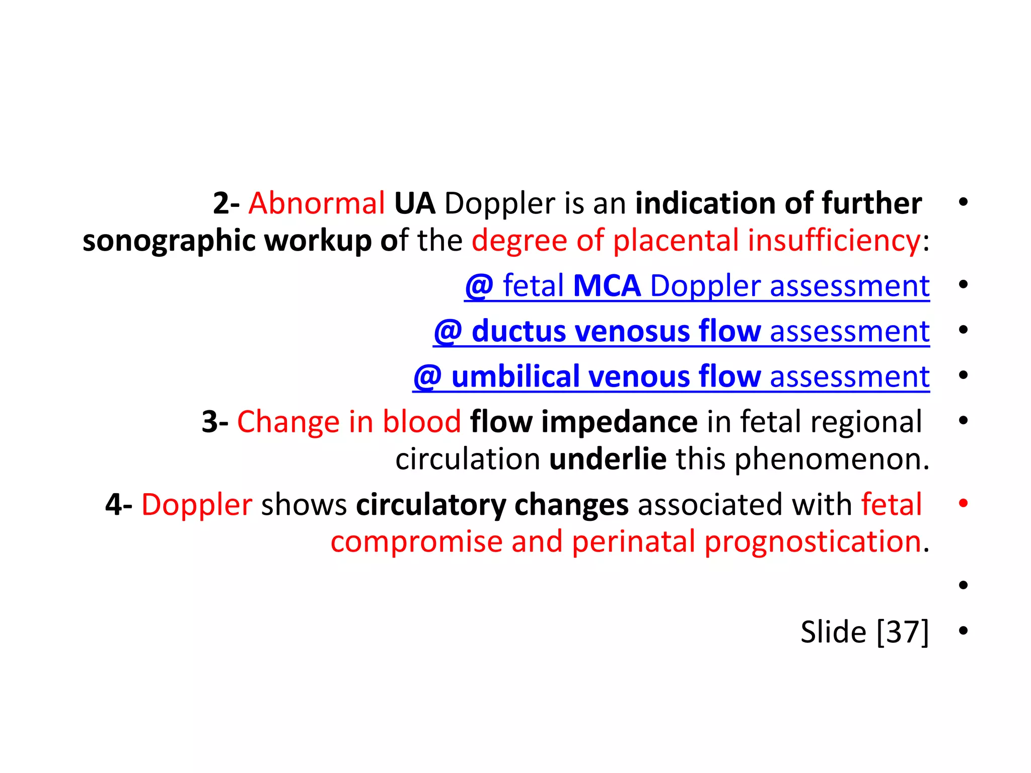 Umbilical artery doppler [1] | PPTX
