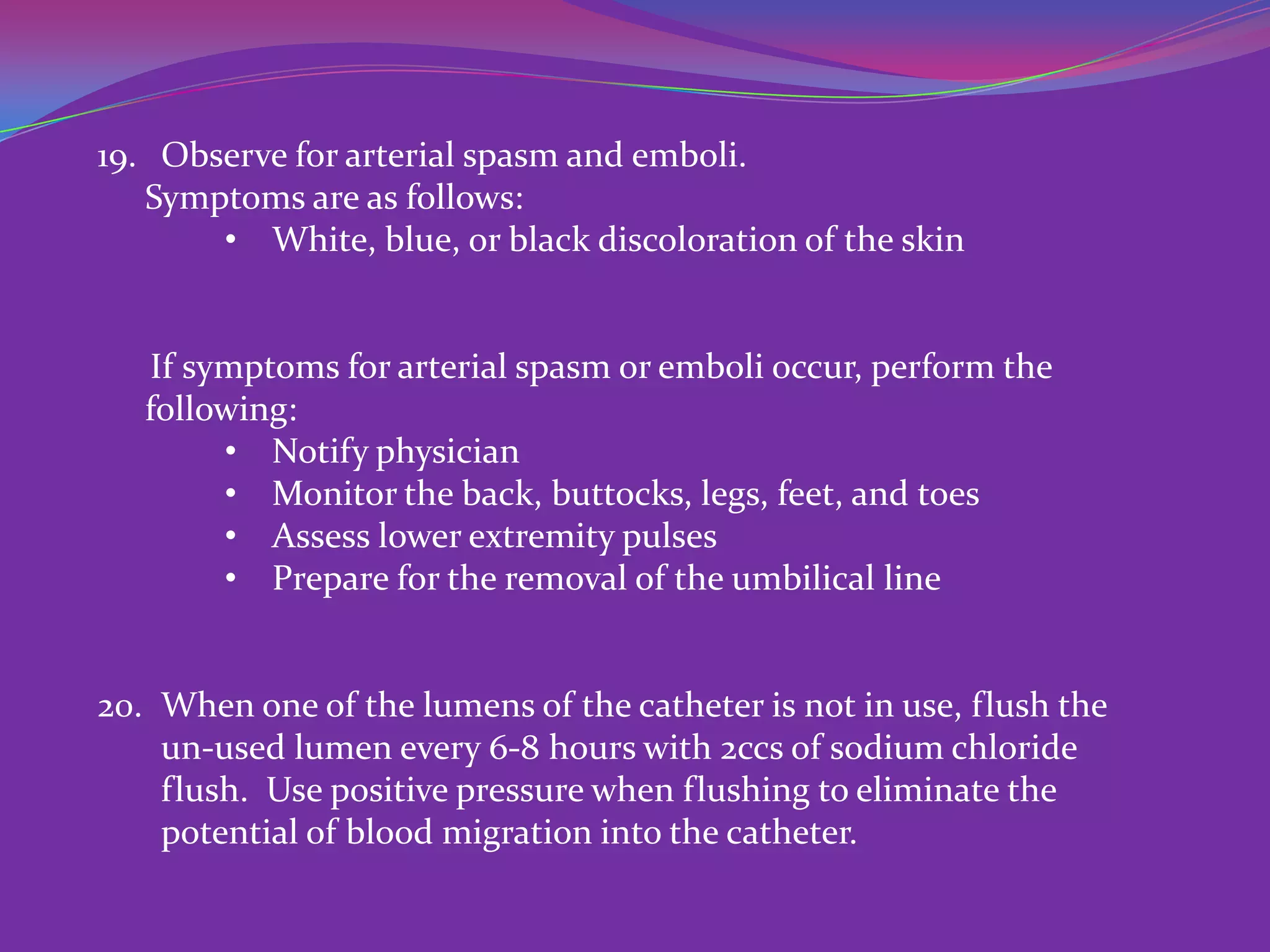 Umbilical catheter blood specimen collection | PPTX