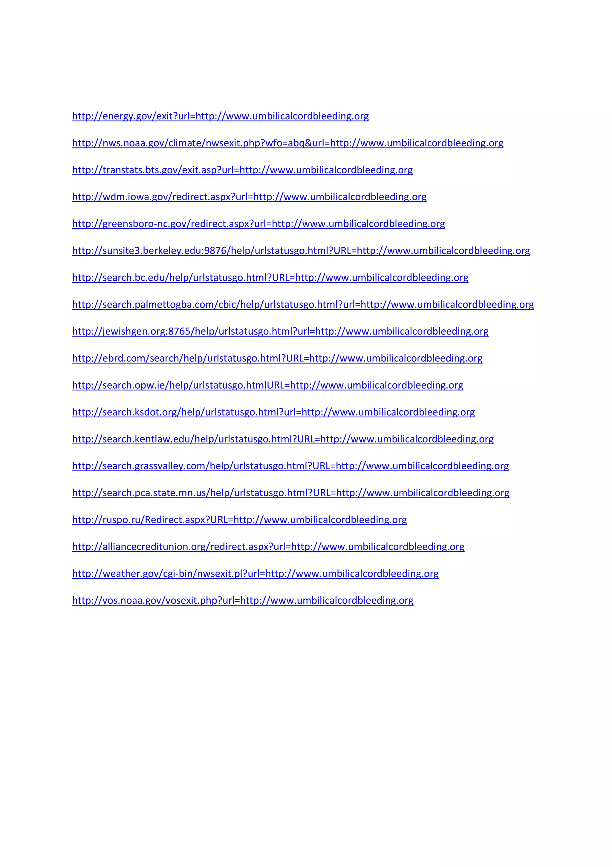 Umbilical cord bleeding | PDF