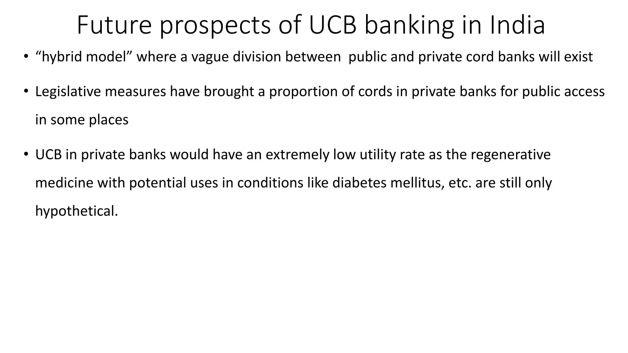 Umbilical cord blood banking (ucb) (1) qwe | PPTX
