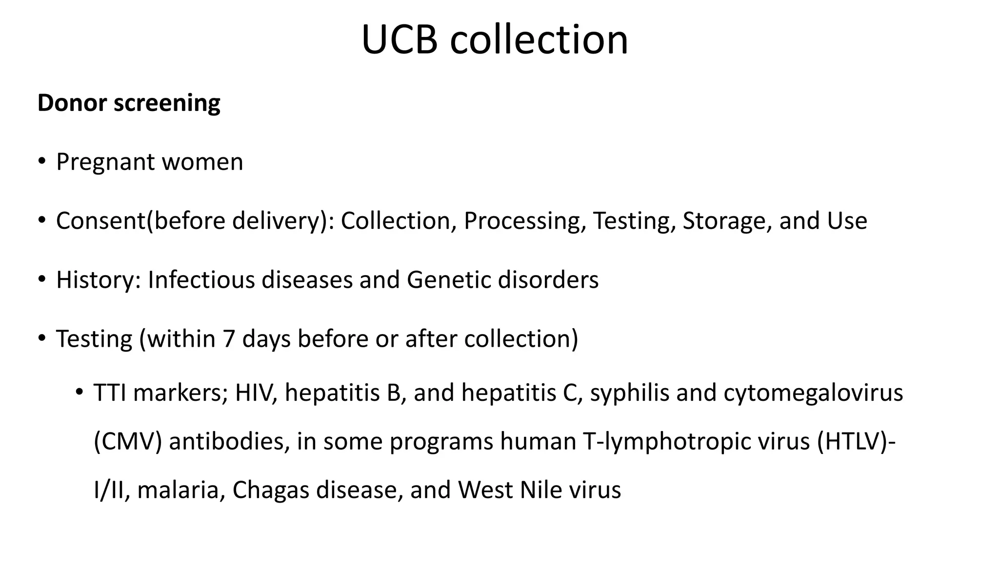 Umbilical cord blood banking (ucb) (1) qwe | PPTX