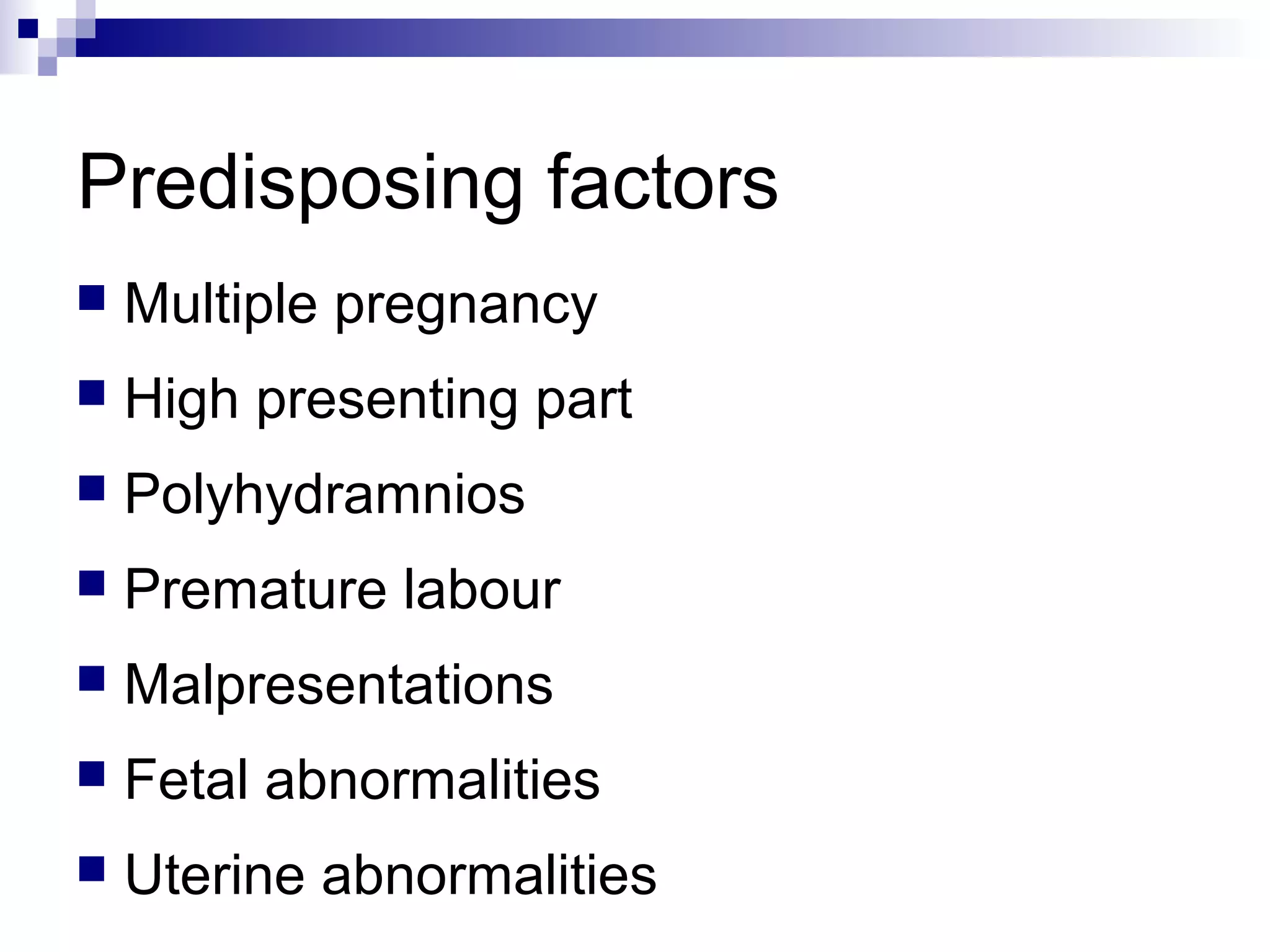 Umbilical cord prolapse | PPT