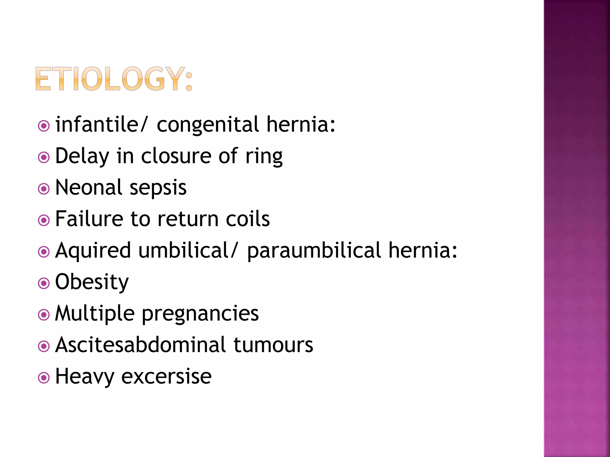 Umbilical hernia by Dr. kiran maindale | PPTX
