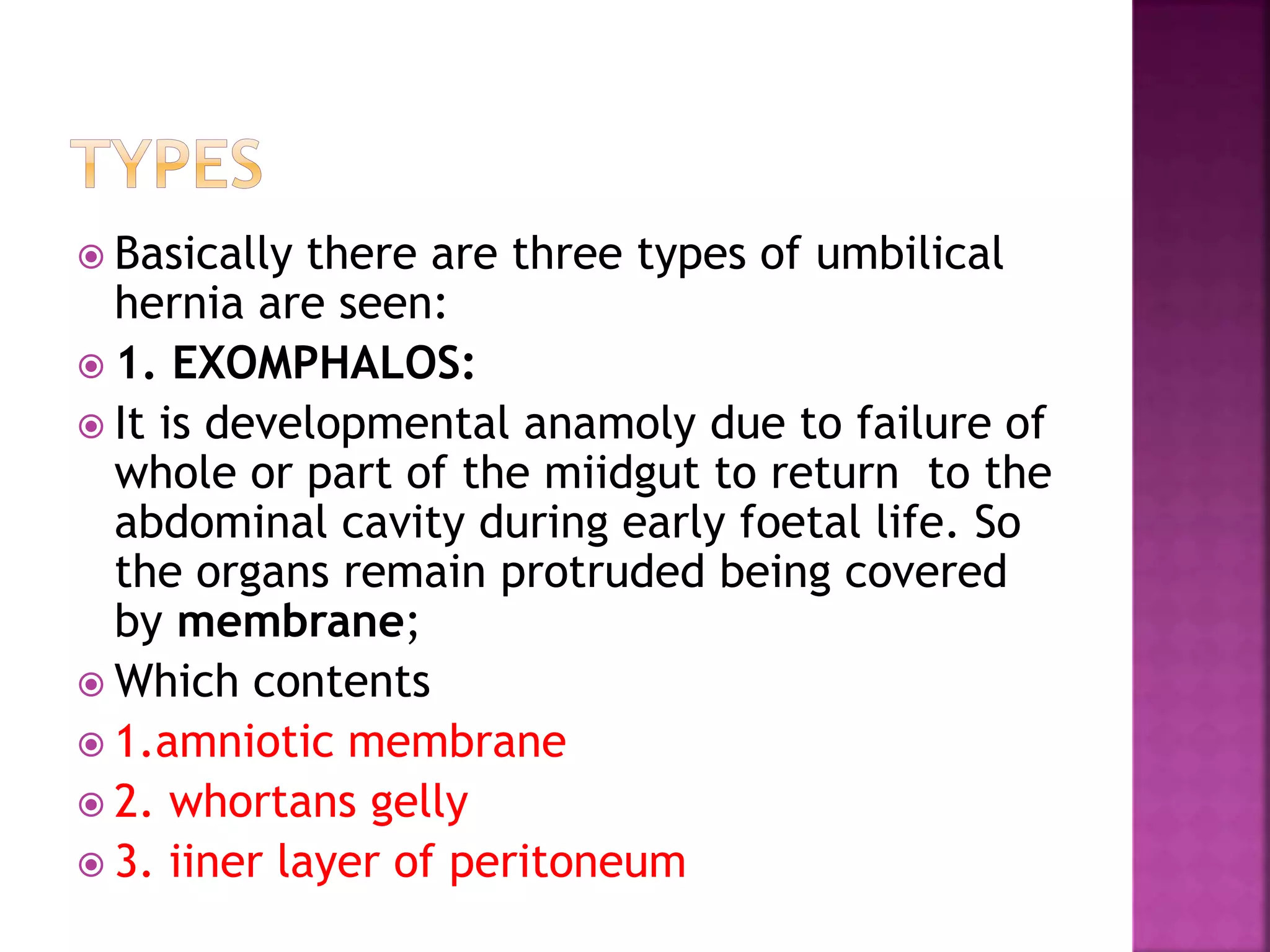 Umbilical hernia by Dr. kiran maindale | PPTX