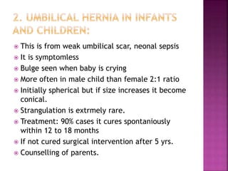 Umbilical hernia by Dr. kiran maindale | PPTX