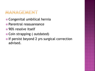 Umbilical hernia by Dr. kiran maindale | PPTX