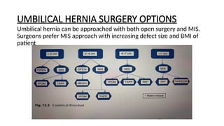 Umbilical Hernia- A Comprehensive presentation on various surgical ...