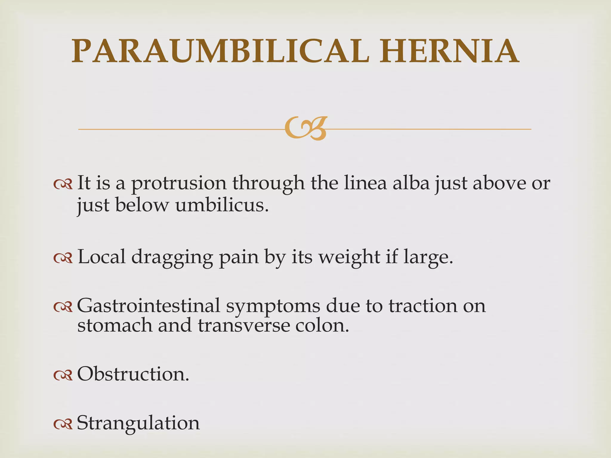 Umbilical & Other Abdominal Hernia | PPTX