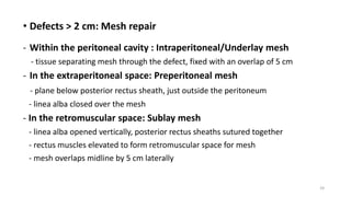 Umbilical Paraumbilical Hernia- Saral | PPTX