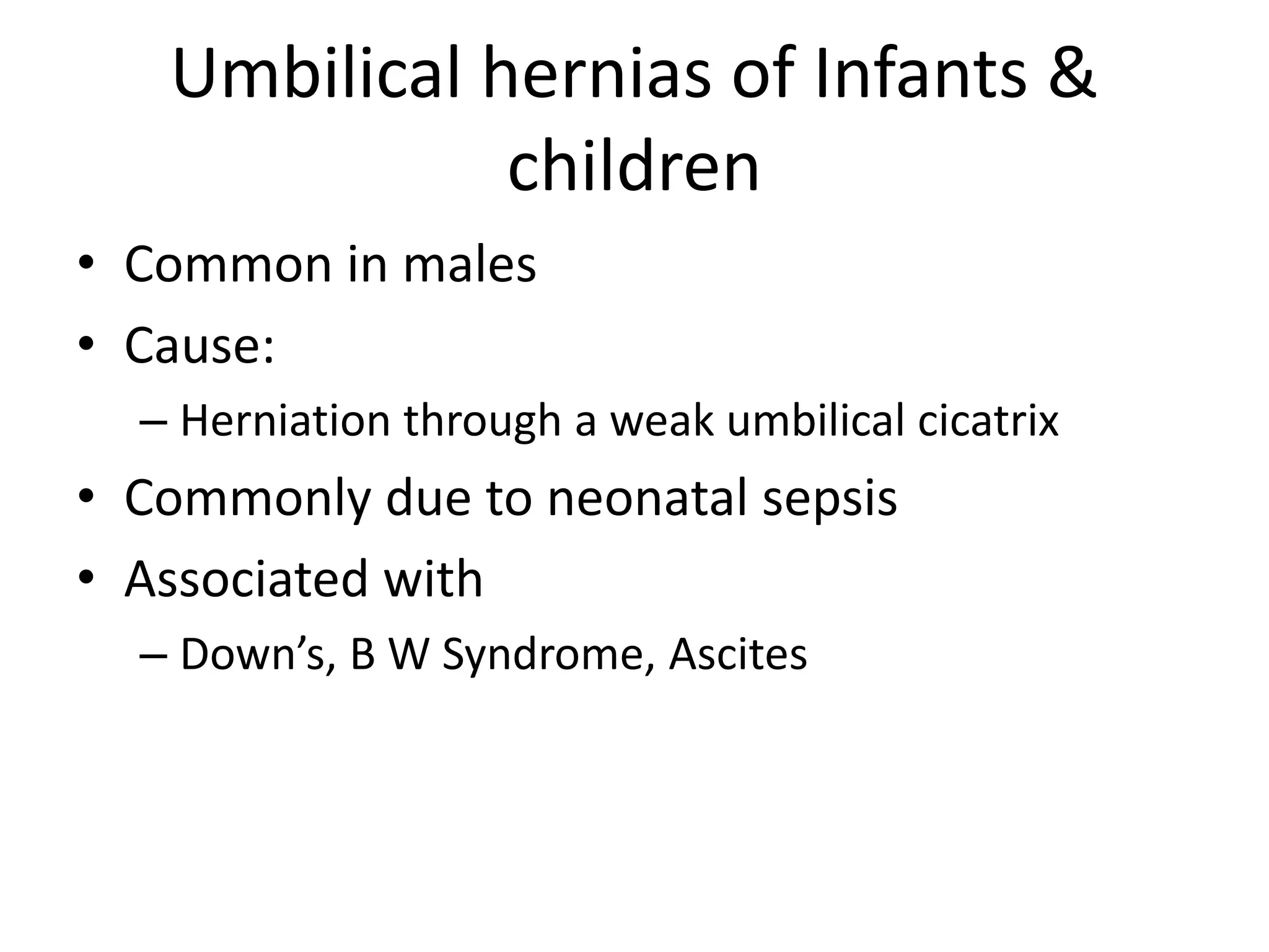 Umbilical, paraumbilical, incisional hernia revision | PPTX