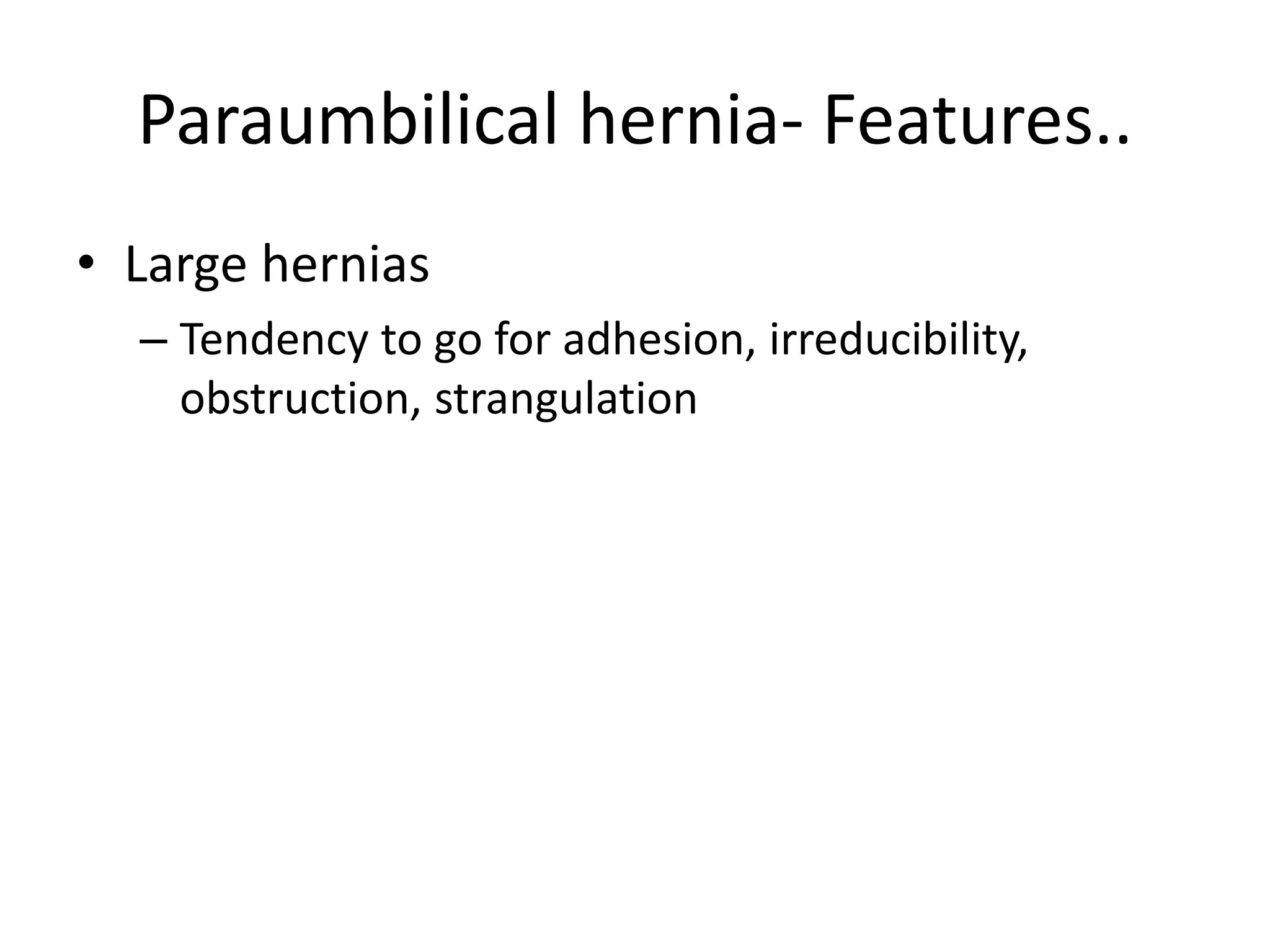 Umbilical, paraumbilical, incisional hernia revision | PPTX