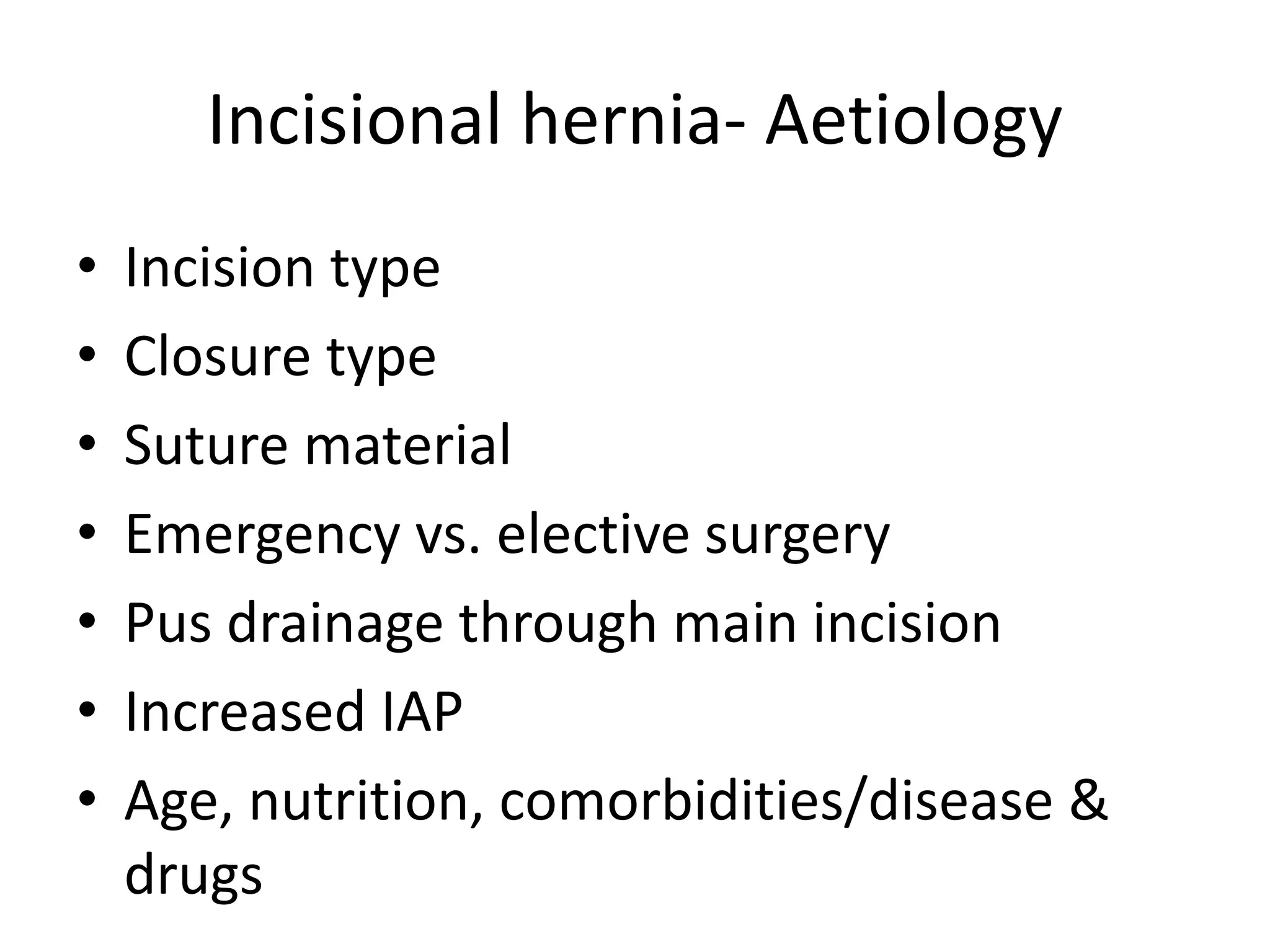 Umbilical, paraumbilical, incisional hernia revision | PPTX