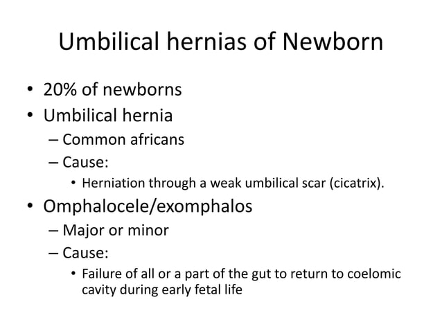 Umbilical, paraumbilical, incisional hernia revision | PPTX