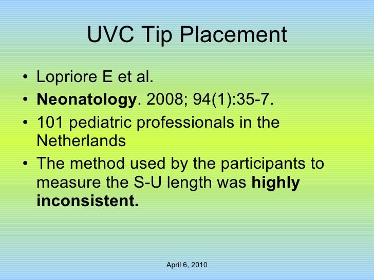 Umbilical Venous Catheter