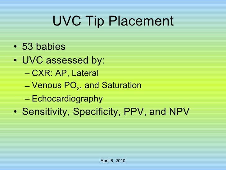 Umbilical Venous Catheter
