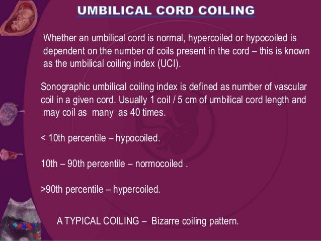 Umblical cord presentation