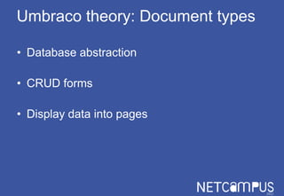 Introduction to Umbraco | PPTX