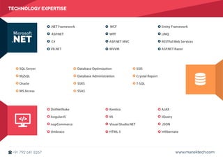 Umbraco CMS Development | ManekTech | PDF