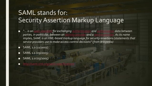 SAML Protocol and Umbraco Backoffice | PPT