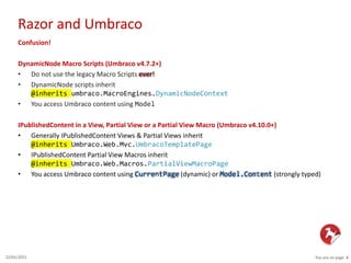 Umbraco OktoberFest 2014 | PPT