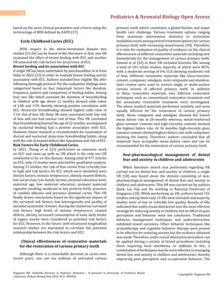 Umbrella Reviews in Pediatric Dentistry - A pinnacle in Hierarchy of Evidence Based Literature ...