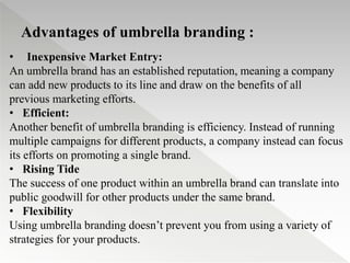 Umbrella branding | PPTX