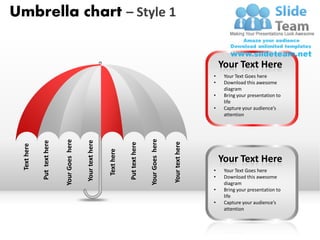 Umbrella chart style 1 powerpoint presentation slides ppt templates ...