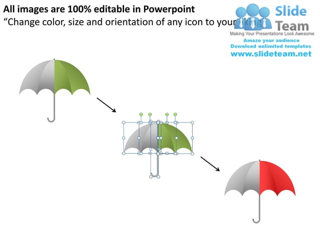 Umbrella chart style 1 powerpoint presentation slides ppt templates ...