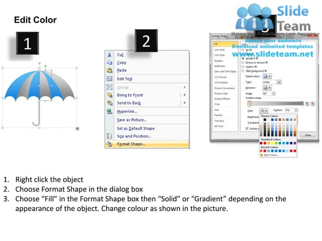 Umbrella chart style 1 powerpoint presentation slides ppt templates ...