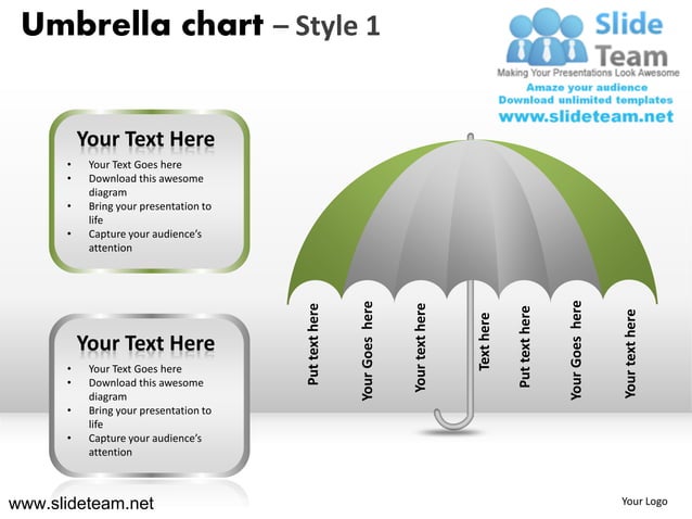 Umbrella protection chart design 1 powerpoint ppt templates. | PPT