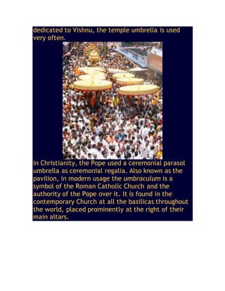 Umbrella symbolism . | DOCX