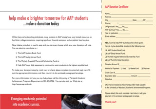 Umcp Aap Brochure Final | PDF | Professional School | Postgraduate Education